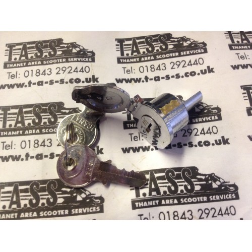 LAMBRETTA SERIES 1 & 2 STEERING LOCK AND FLAP COVER